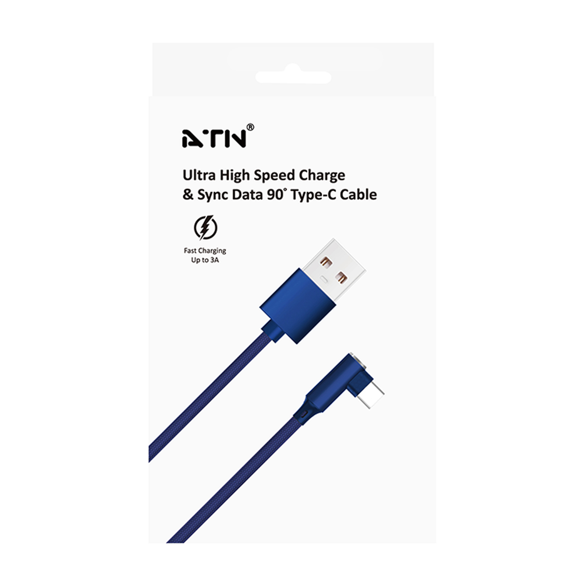 ATN High Speed Charge Sync Data 90° Type-C Cable | inno3C | Empowered ...