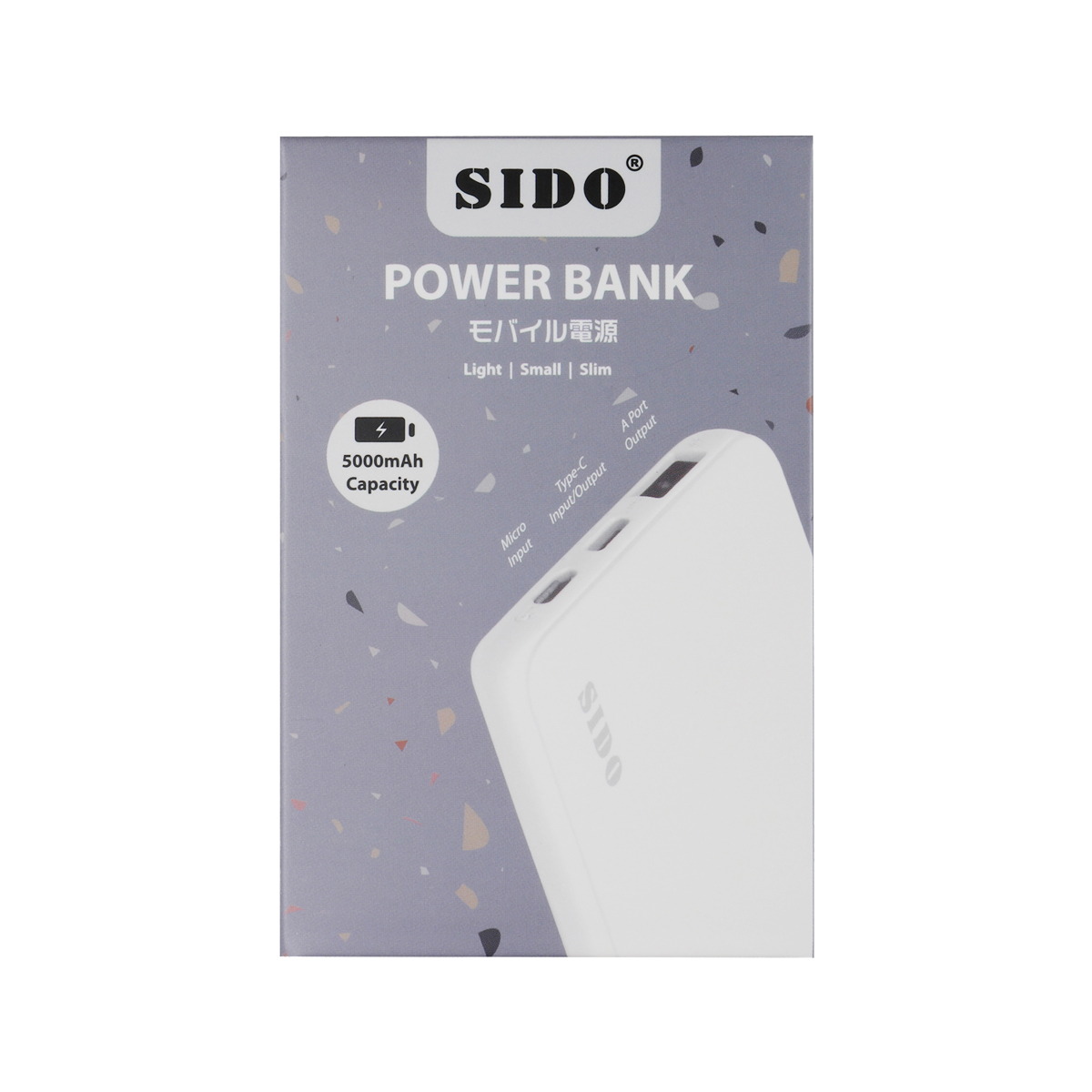 SIDO Power Bank 5000mAh Inno3C Empowered By Innovation