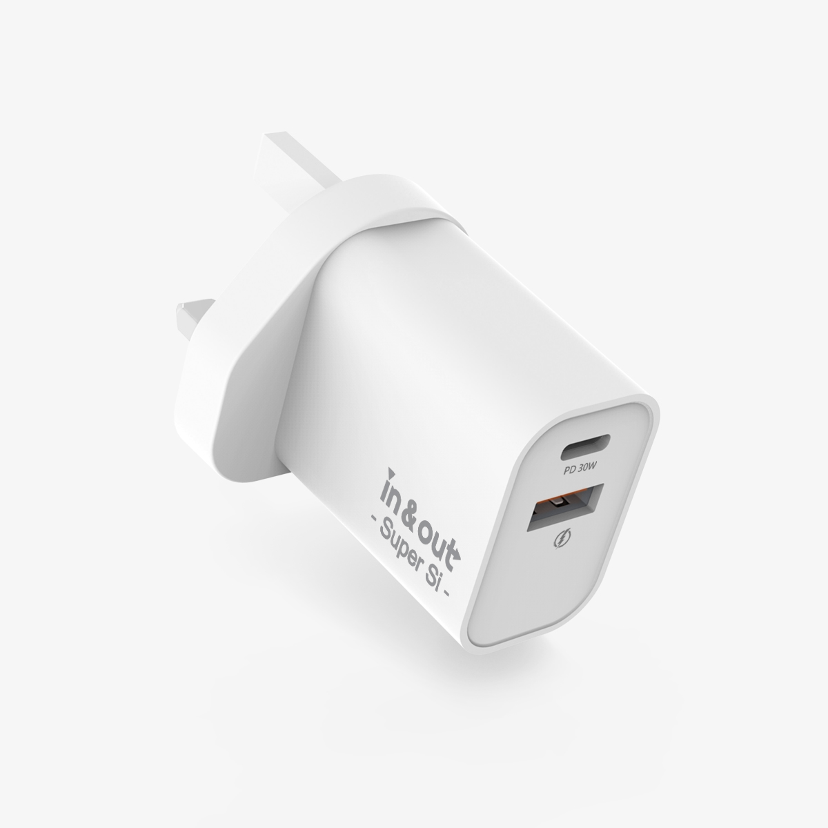 in&out Super Si PD30W PD 30W 雙輸出快速充電器 | inno3C | 動力源於創新