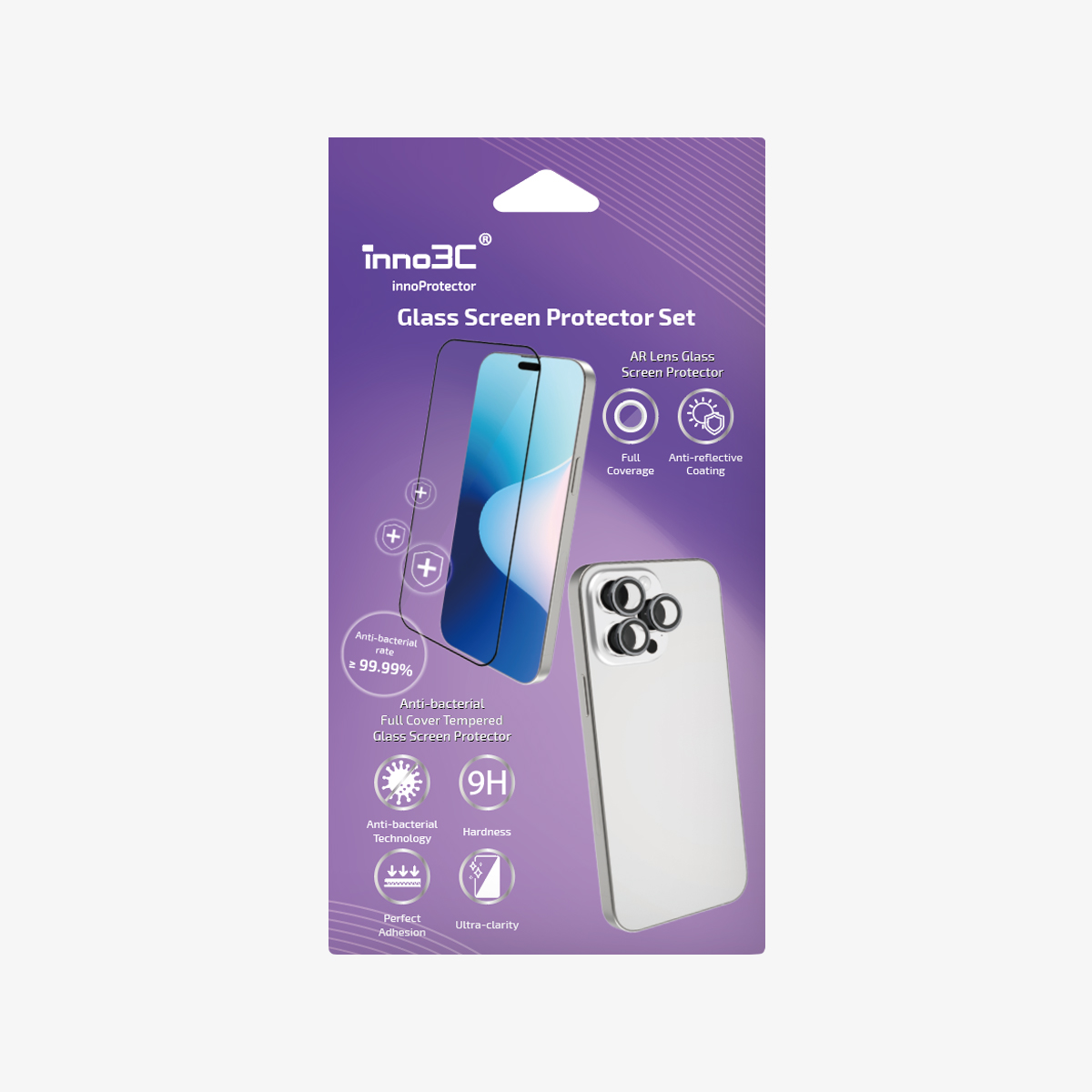 inno3C Glass Screen Protector Set for iPhone 16 series | inno3C ...